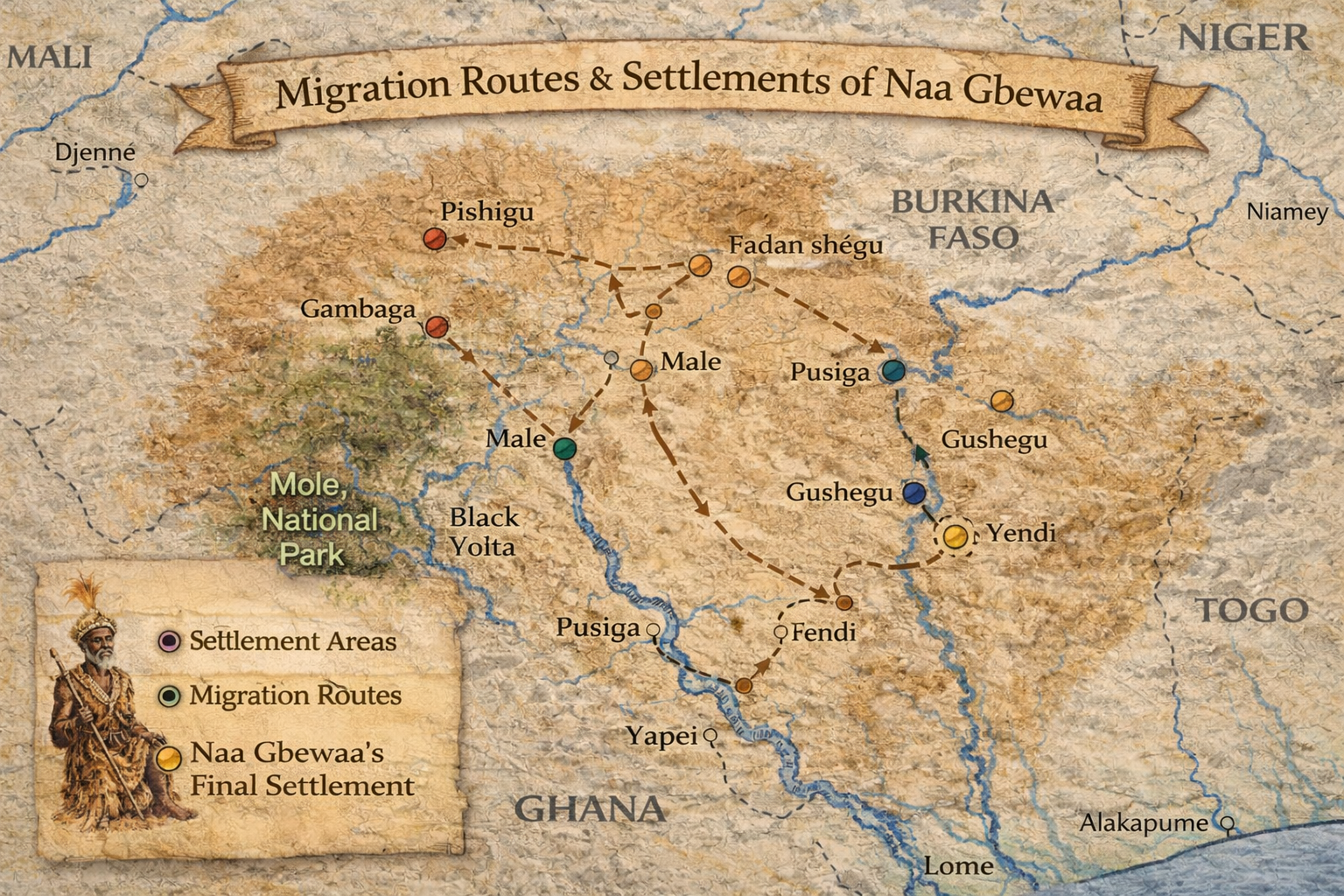 Who Was Naa Gbewaa? The Foundational Figure of Dagbon